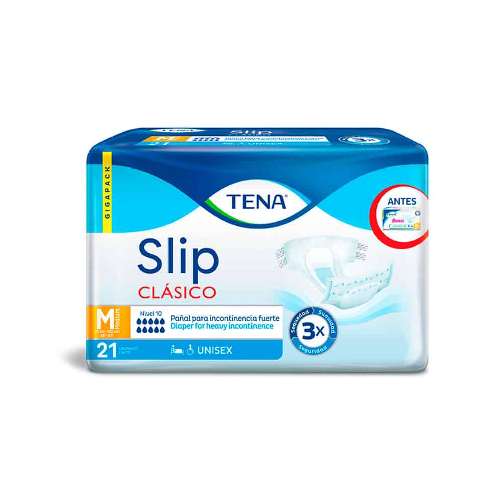 PAN.TENA SLIP CLASICO MED 21 UND – Droguería Más Salud