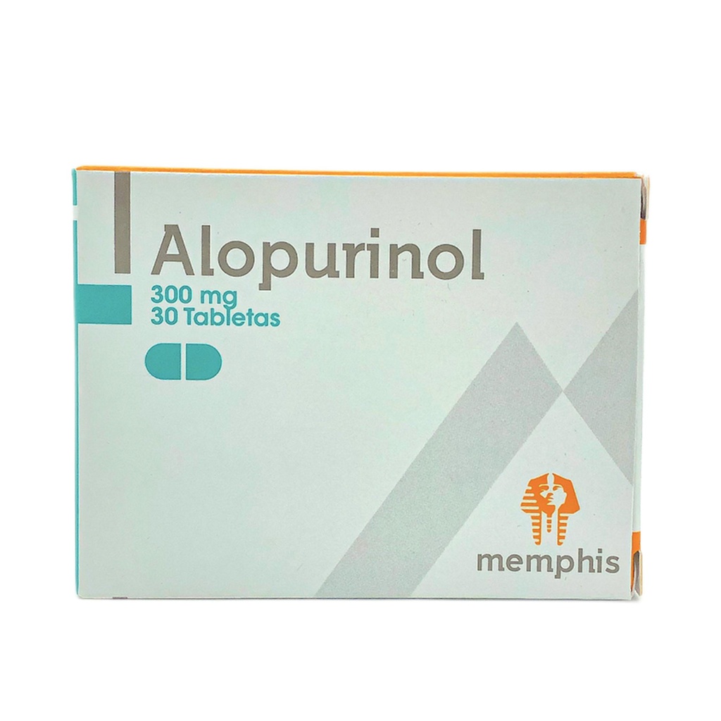 ALOPURINOL 300 MG 30 TBS MP – Droguería Más Salud